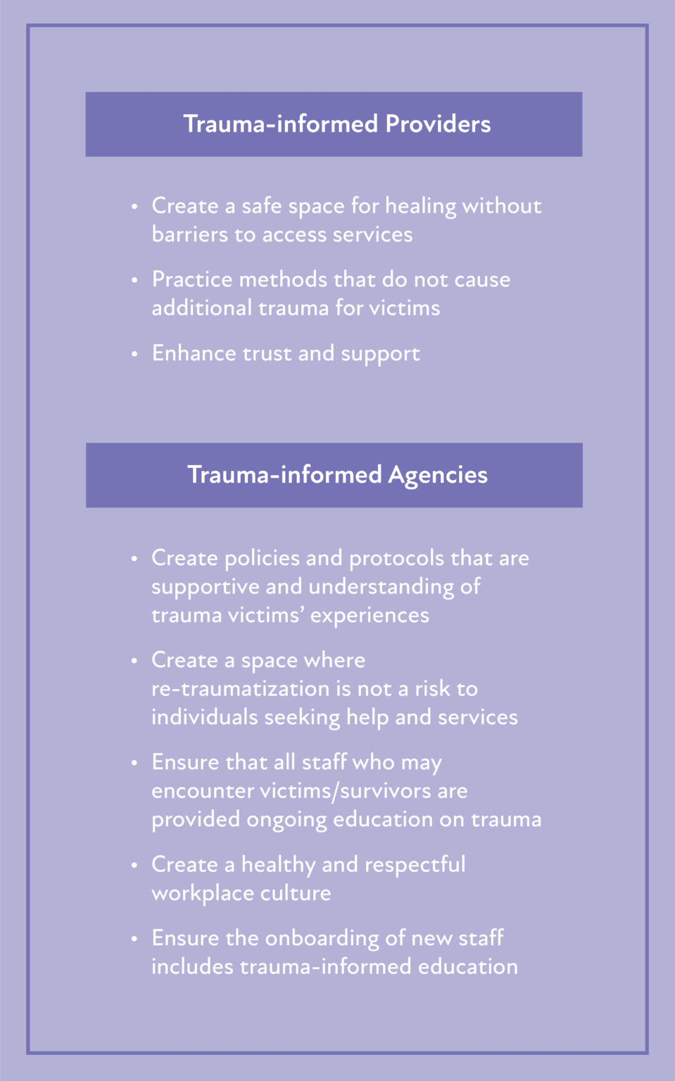Person-Centered Trauma-Informed Care | Dakota Children's Advocacy Center